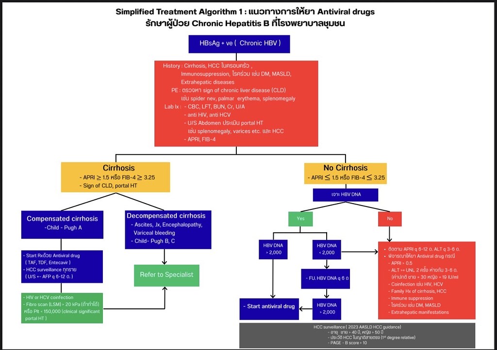 Simplified HBV guidelines for GP in resource limited hospital settings ...